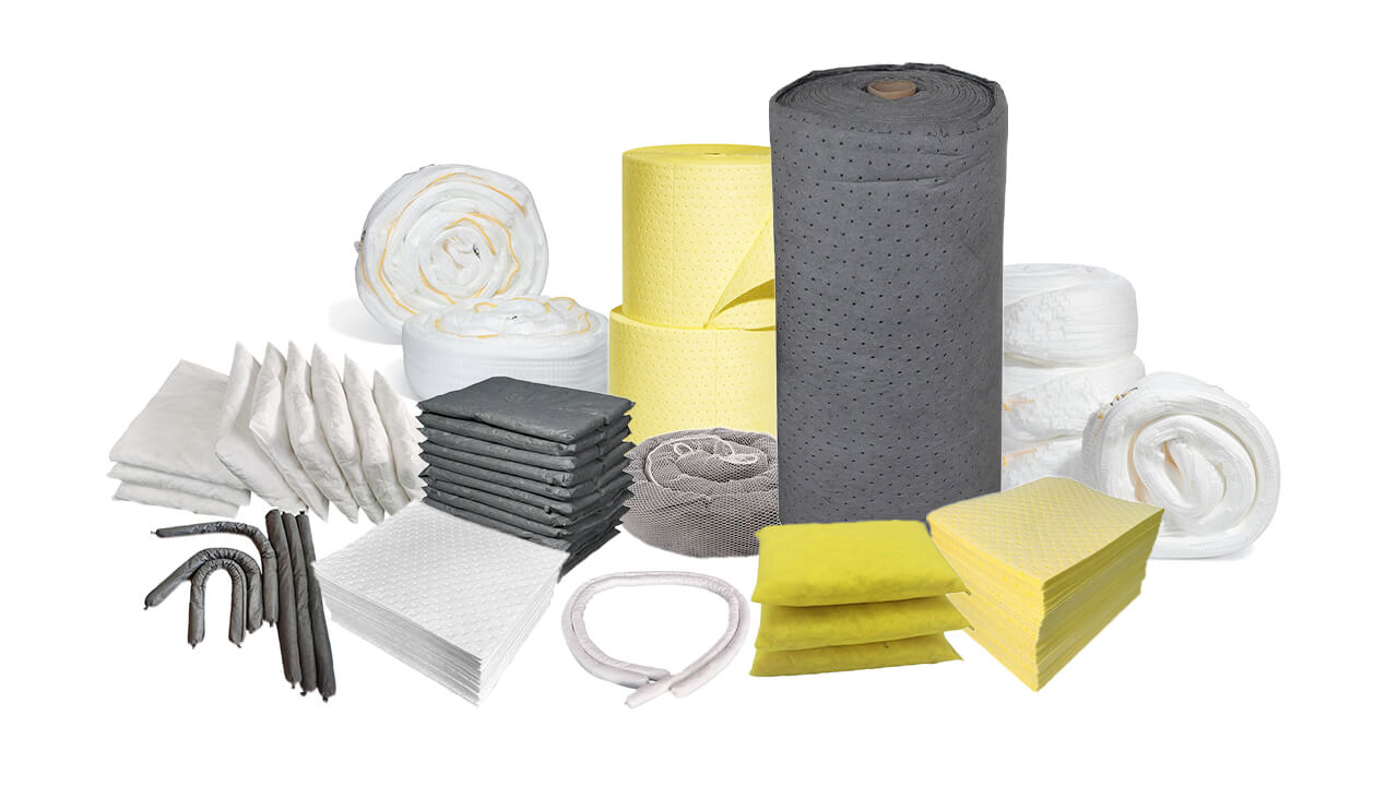 Absorbent Pads Mats Rolls Socks Pillows – spillpallets